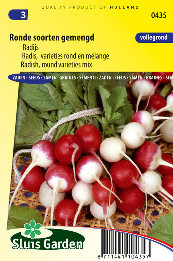 Radijs zaden kopen, Ronde soorten mix | Moestuinland Radijs zaden kopen, Ronde soorten mix | Moestuinland